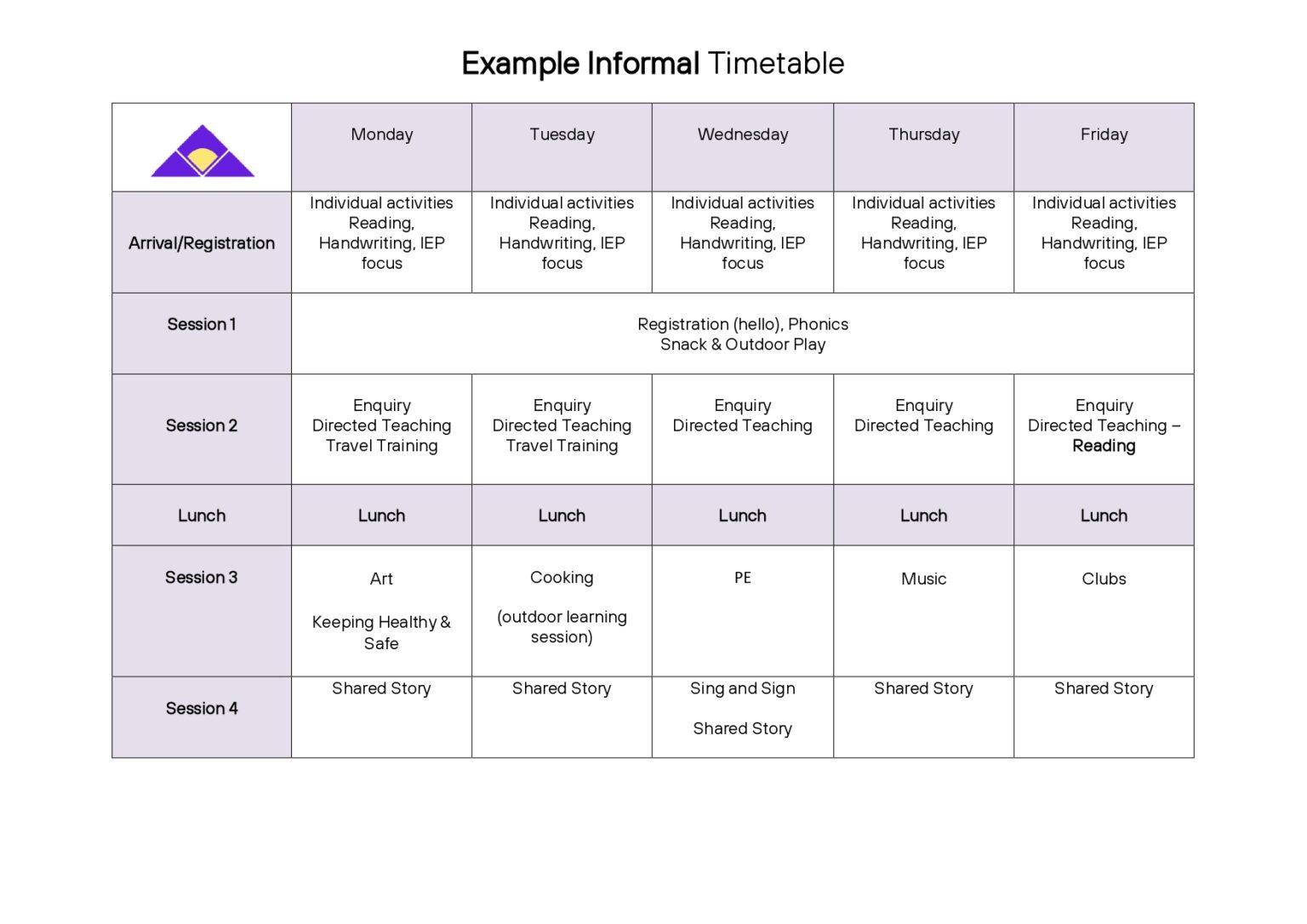 School Day - Ash Lea School